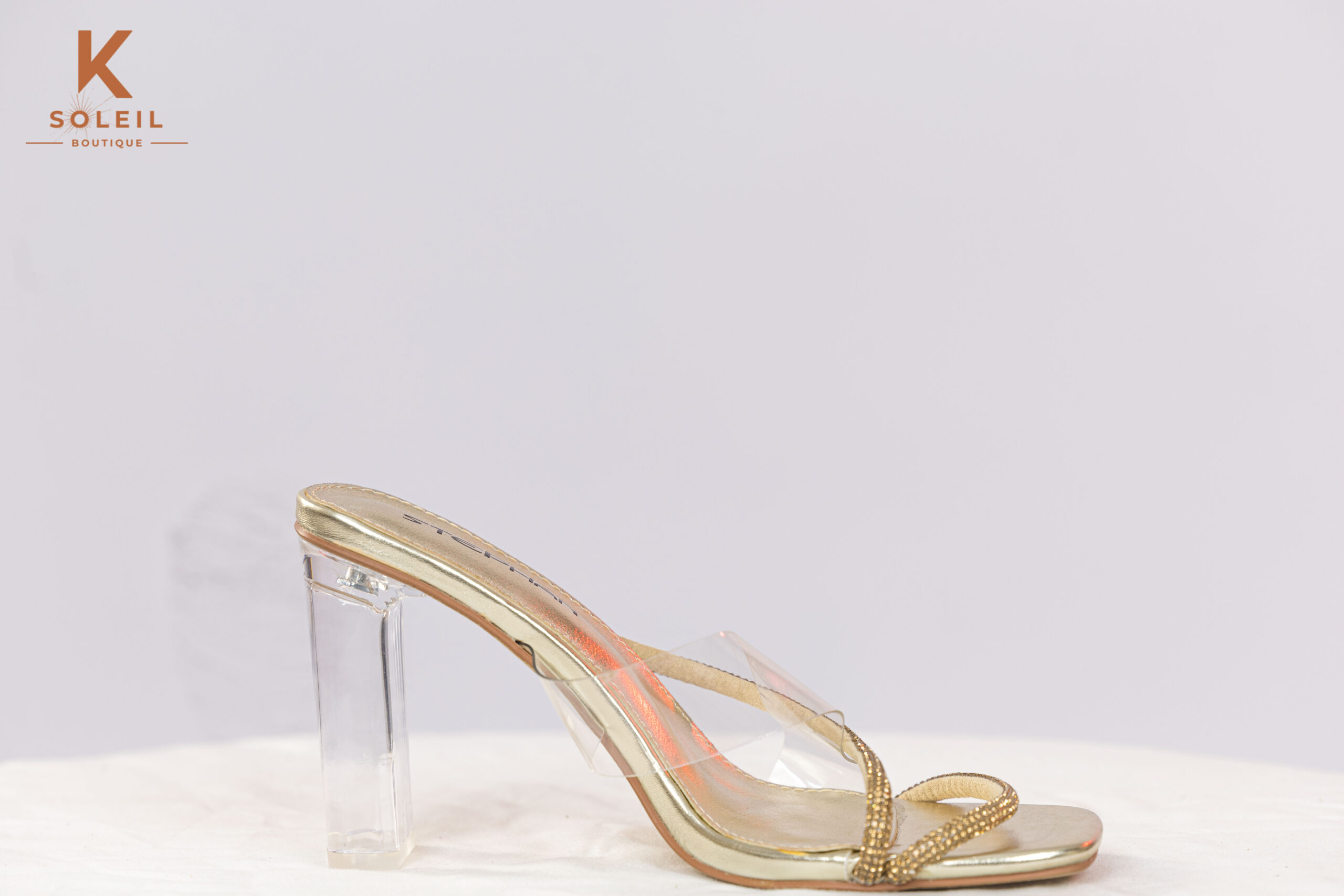 Talon transparent Gold - Ksoleil